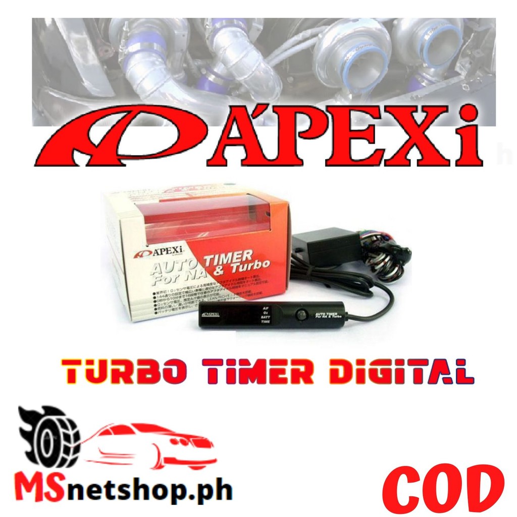 Car Universal Apexi turbo timer Digital GRED AA TIMER Blue Display ...