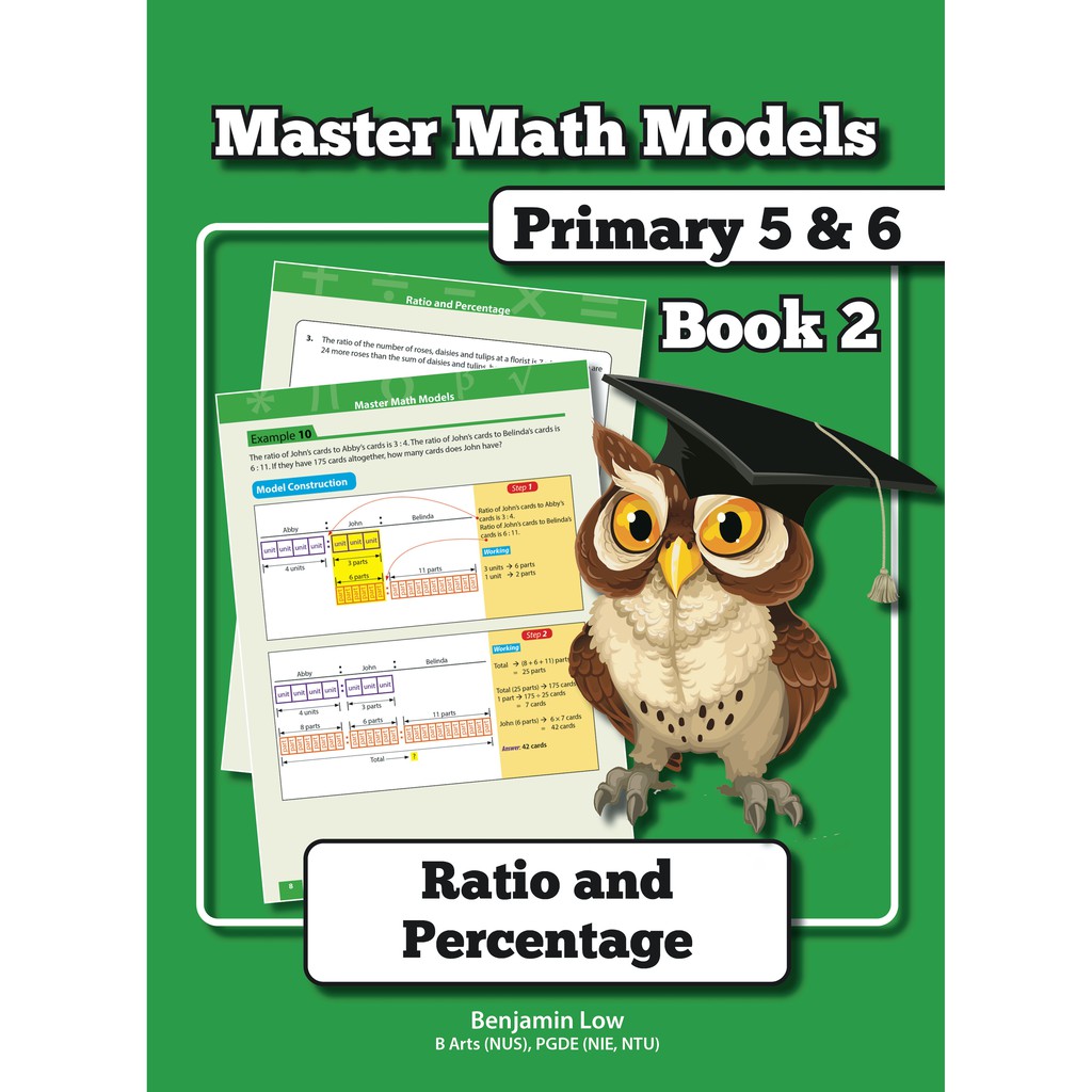 Master Math Models Primary 5 & 6 Book 2 – Ratio and Percentage ...