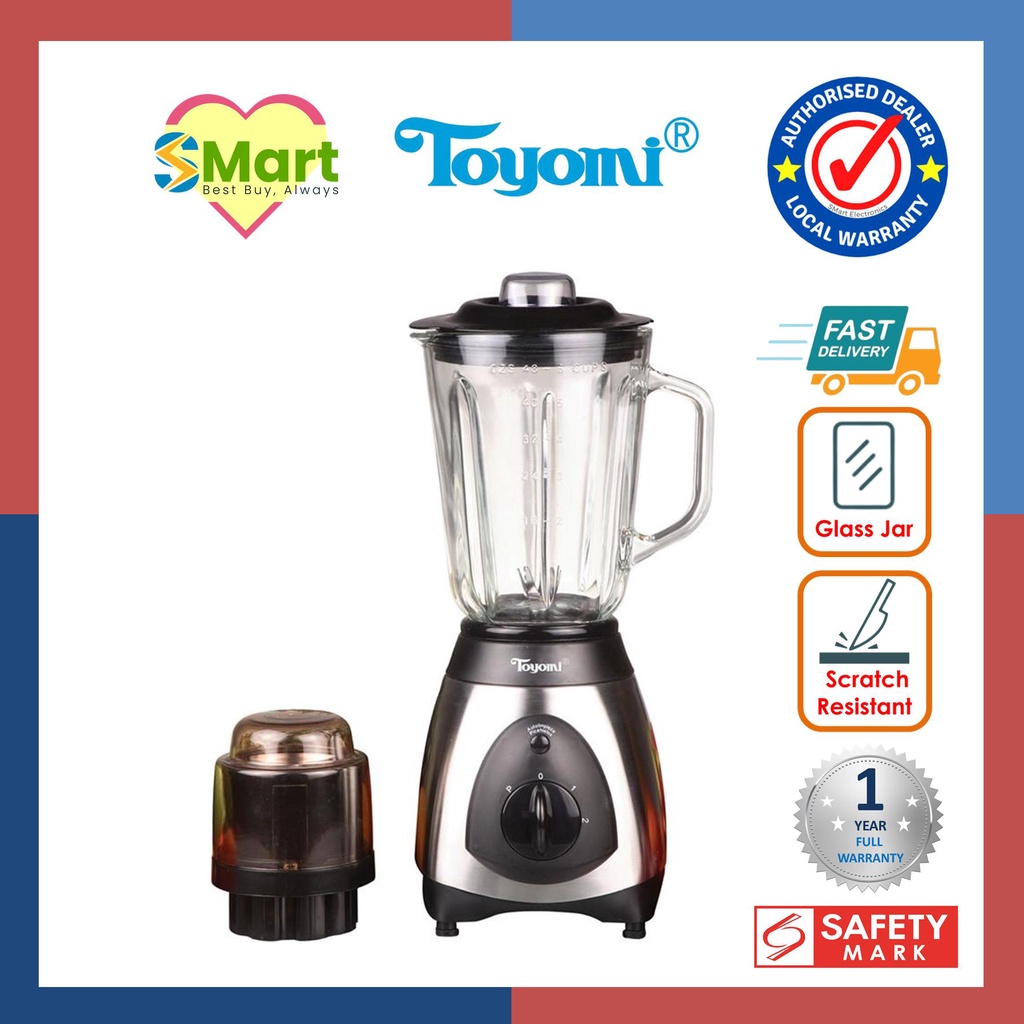 Toyomi 1.5L Blender with Grinder [BL 8305G] | Shopee Singapore