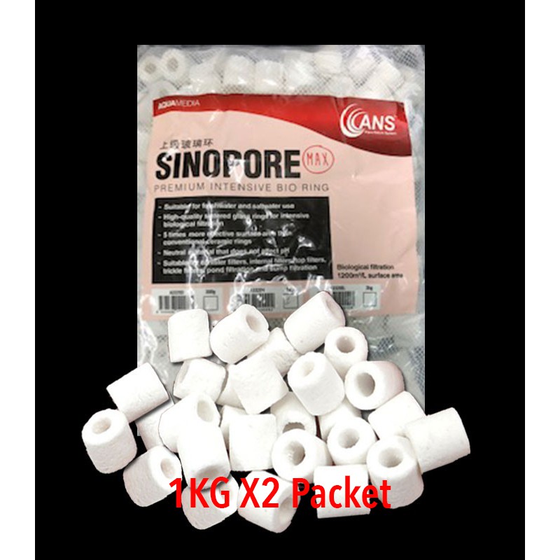 ANS SINOPORE MAX PREMIUM INTENSIVE BIO RING 1KG X2 PACK (A33204 ...