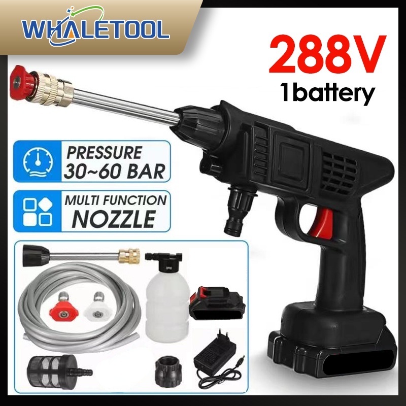 1000W 288v Cordless High Pressure Car Washing Artifact Automatic Spray ...