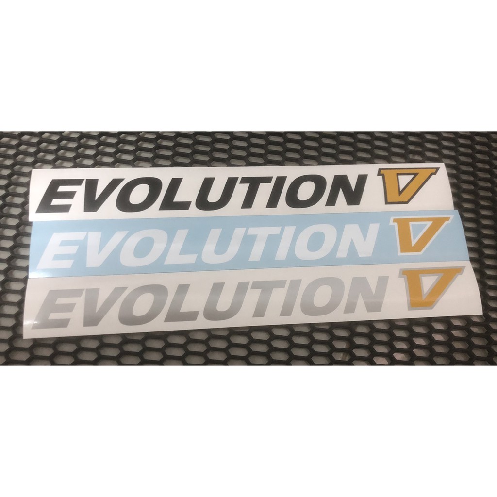 Car Styling Stickers EVOLUTION V Die Cut Work Oracal Sticker ** If You ...