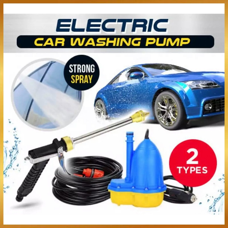★Electric Car Washing Pump★ Full Set NEW IMPROVED 2021 Portable Pump ...