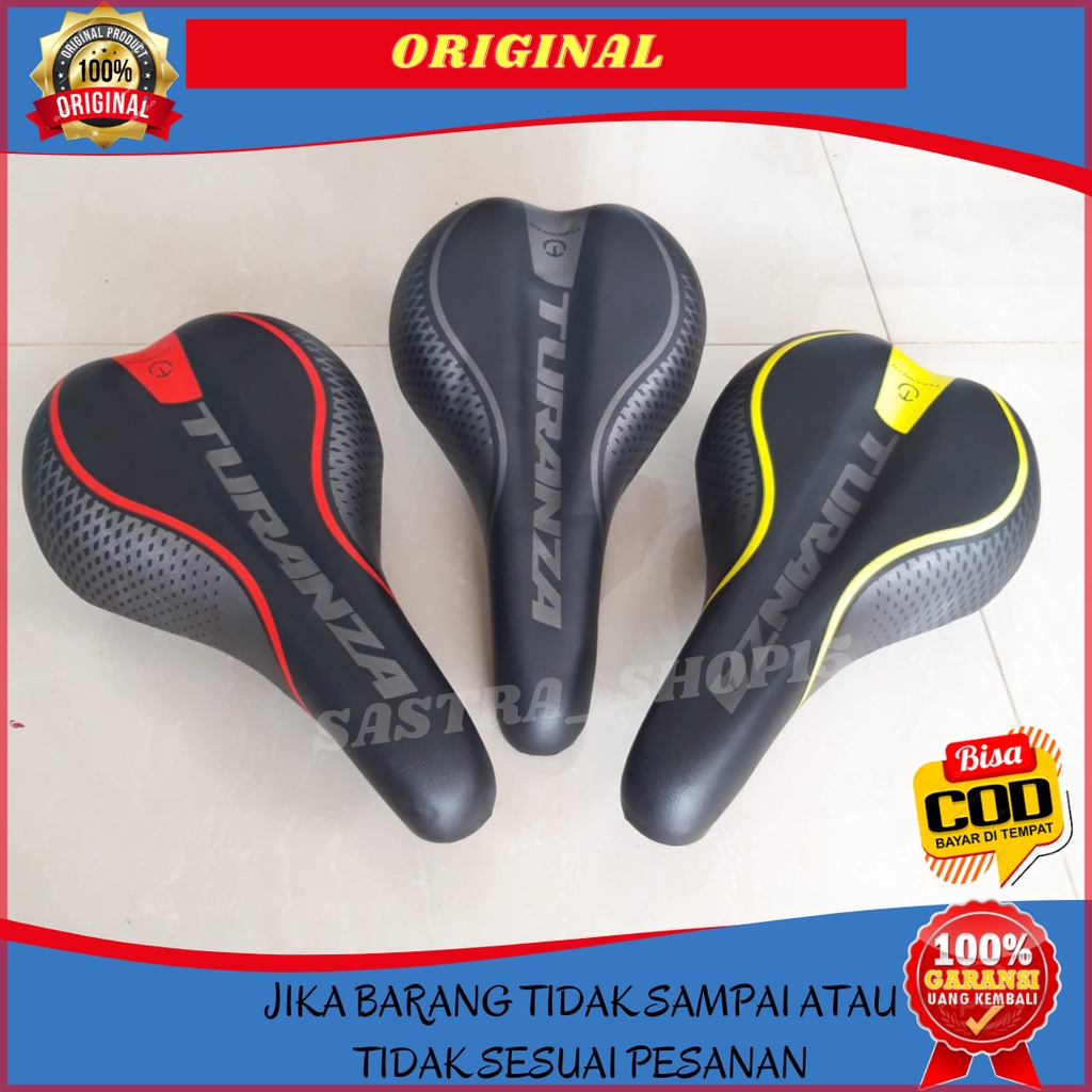 SADDLE TURANZA Soft Adult Mountain Bike Seat SADDLE Bicycle Seat ...