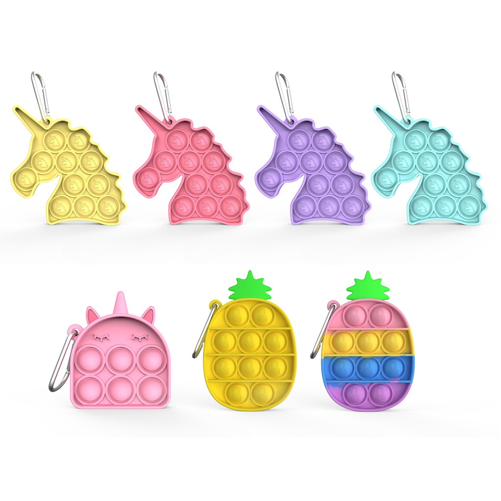 【Mini Gifts】🔥Wholesale Price🔥 Pop On It Key Chain Fidget Toy Stress ...
