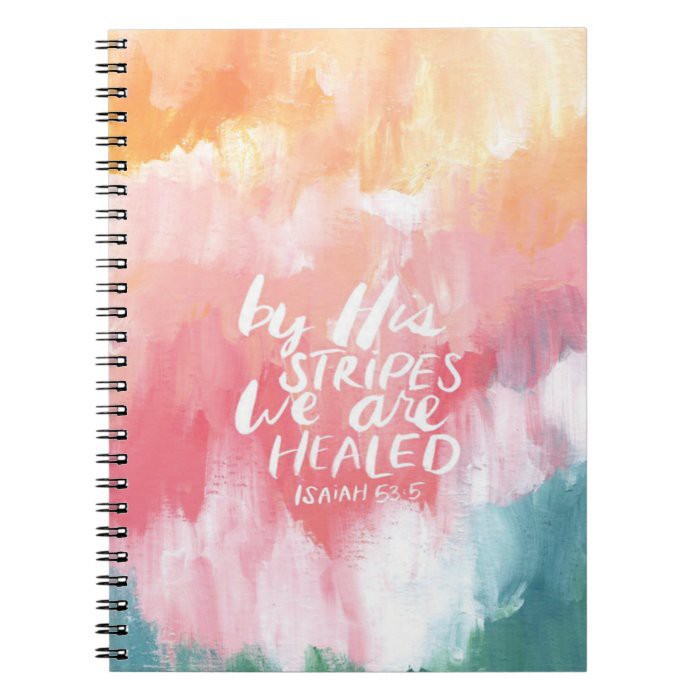 Christian Bible Verses A5 Single Line Notebook | Dairy Journal | Gift ...