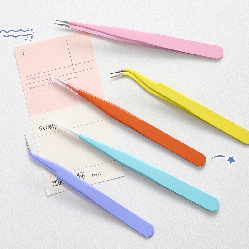 1 Piece Candy Color Precision Tweezers | Shopee Singapore