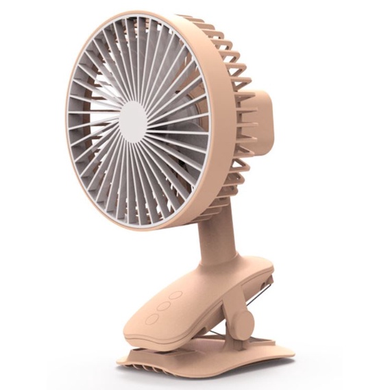 Rechargeable Portable Auto Rotate Desk Clip Fan Baby Stroller Click Fan ...