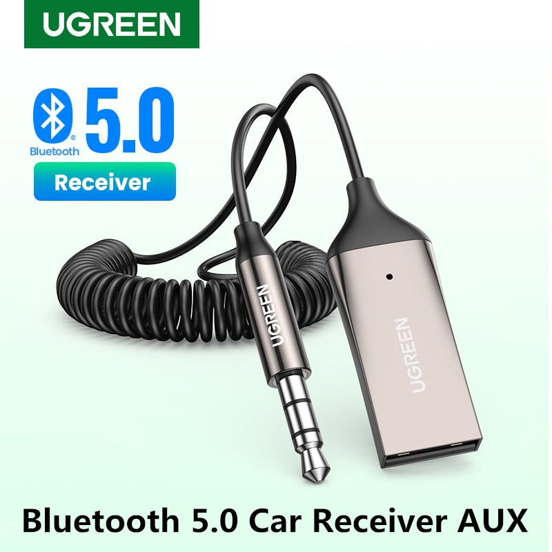UGREEN Bluetooth Receiver Adapter Hands-Free Car Kits AUX Audio 3.5mm ...