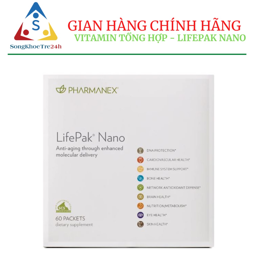 Lifepak Nano - American multivitamin (Box of 60 packs) | Shopee Singapore