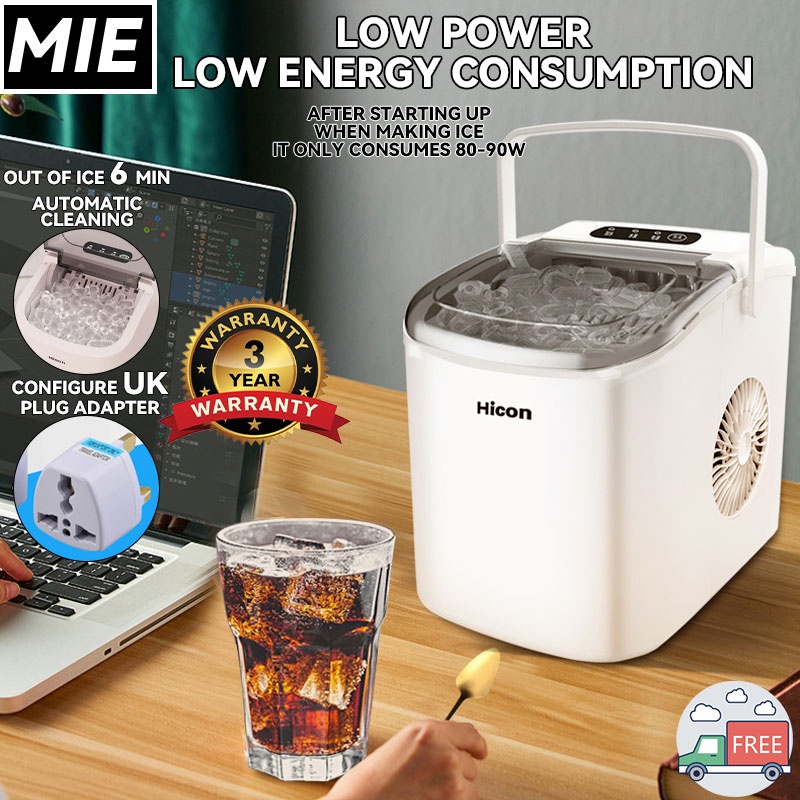 Ice Maker Hicon 15kg Make Ice Fast Household Intelligent Mini Full ...