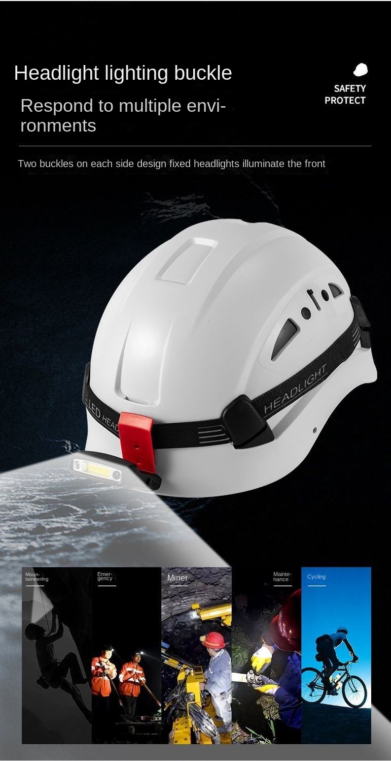 LOEBUCK ABS With Goggles anti-smashing national standard safety helmet ...