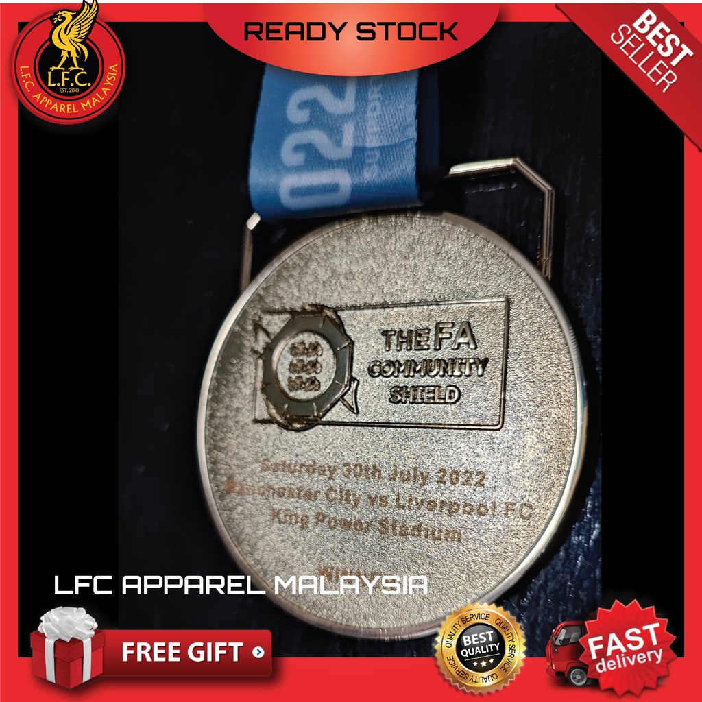 Liverpool FC FA Community Shield Winners Gold Medals 2022 | Shopee ...