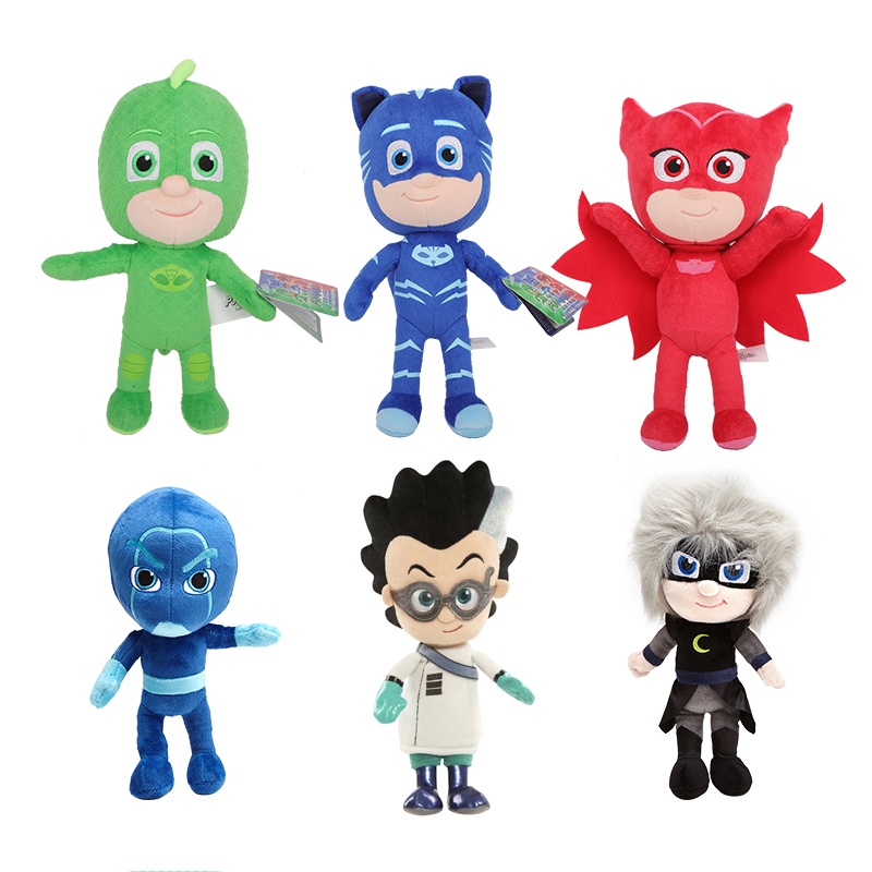 PJ Masks Plush Toys Stuffed Dolls Catboy Owlette Gekko Luna Girl Romeu ...