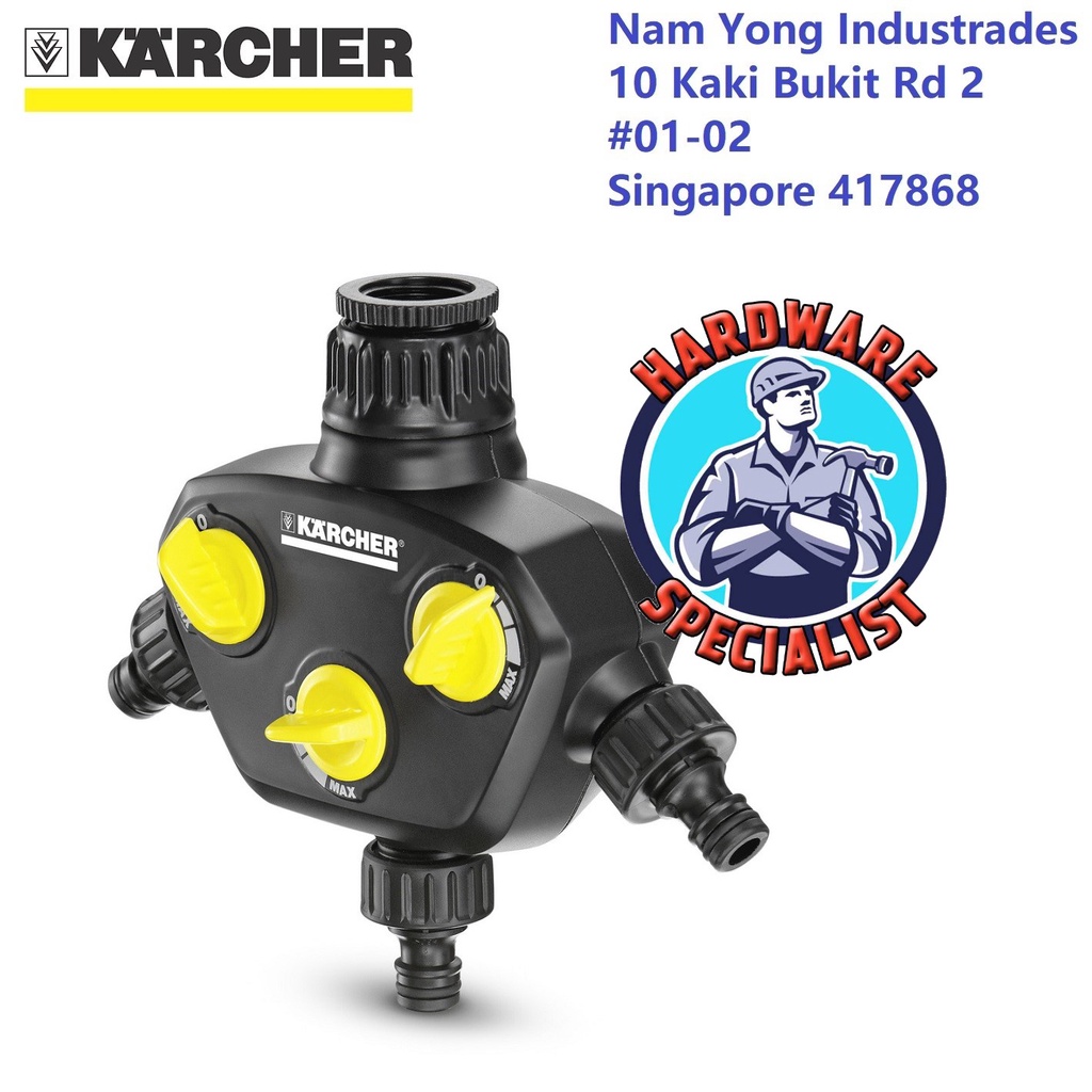 Karcher 3 Way Tap Adaptor / 3 Way Water Distributor | Shopee Singapore