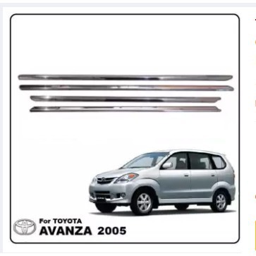 Toyota Avanza First Generation(03-11) Door Window Trim Panel Chrome ...