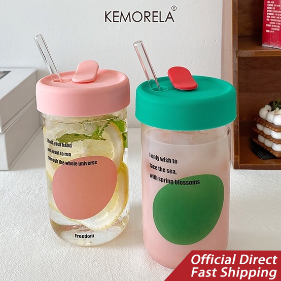 Glass summer drink cold drink bubble cup candy-colored ins wind high ...