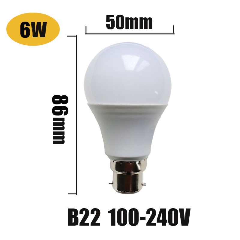 Bayonet Energy saving Bulbs B22 Bright White LED Bulb Lamp 3W 6W 9W 12W ...