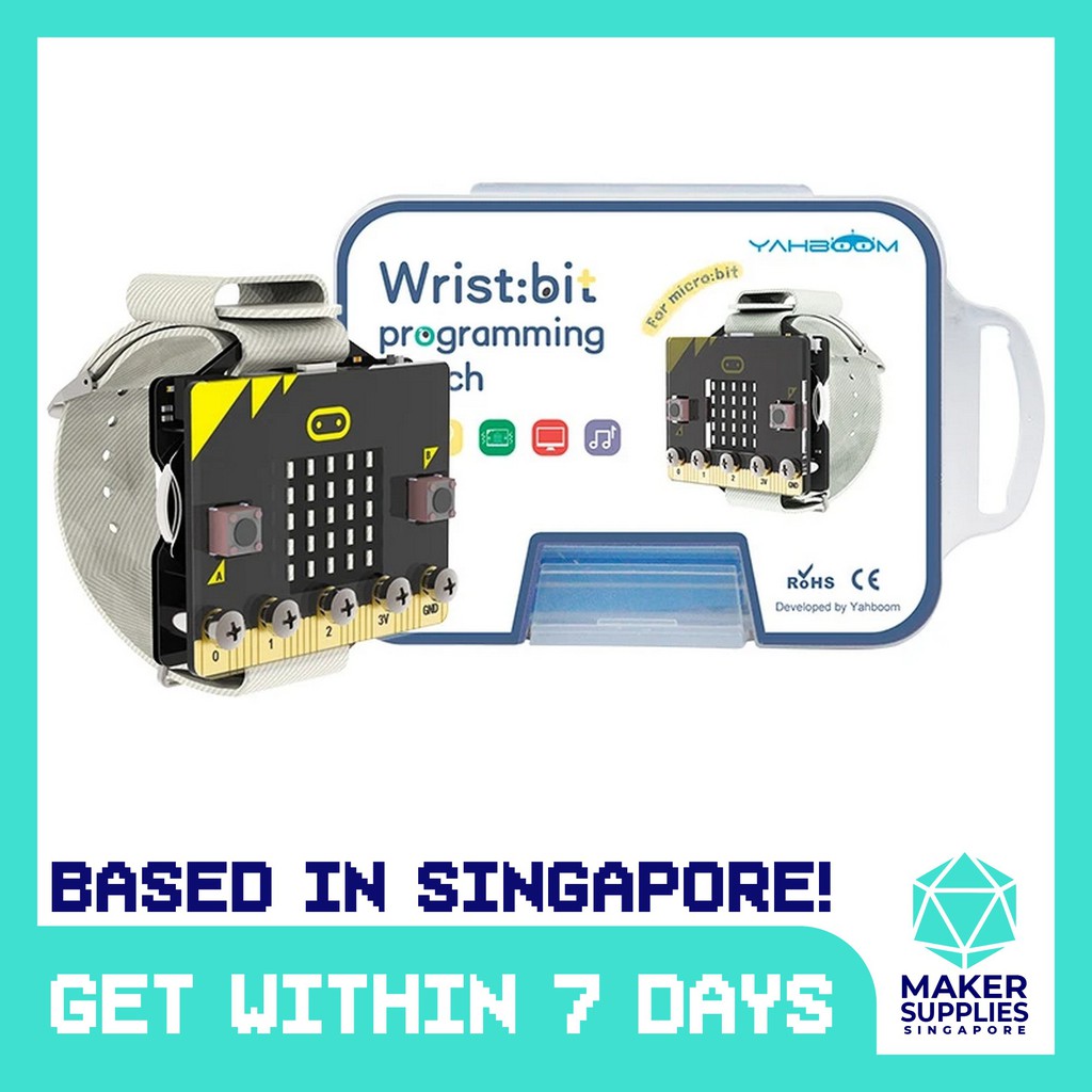 YahBoom Wrist:bit Programmable Watch for BBC micro:bit microbit micro bit Wearable Device Kit ...