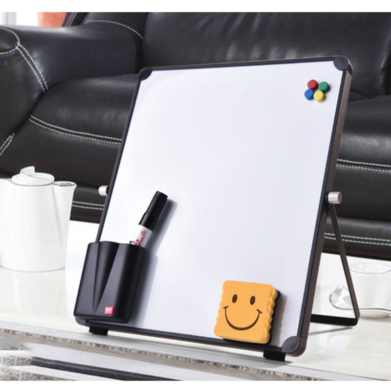 CHU Erasable Magnetic Whiteboard Desktop Message Board Reusable Stand ...