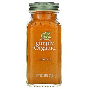 Simply Organic, Turmeric, tumeric 2.38 oz (67 g) | Shopee Singapore