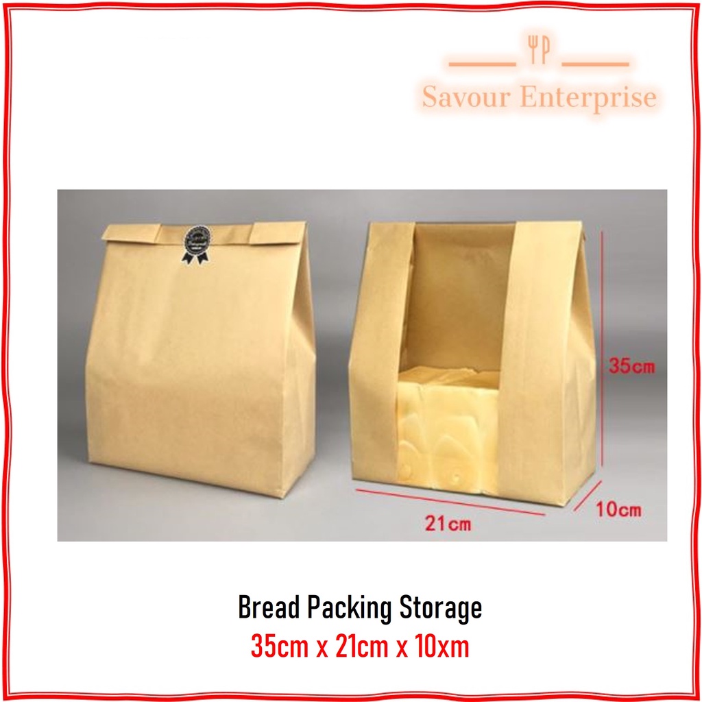 Bread Packing Storage Bag/ Loaf Packaging | Shopee Singapore
