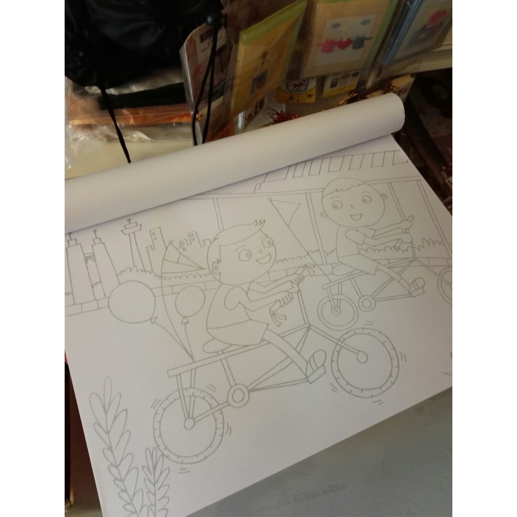 E43 - Colouring Template Sheet For Kids. | Shopee Singapore