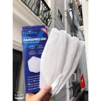 Famapro 4D Mask KF94 Standard Premium Goods (10 Pieces / Box) | Shopee ...