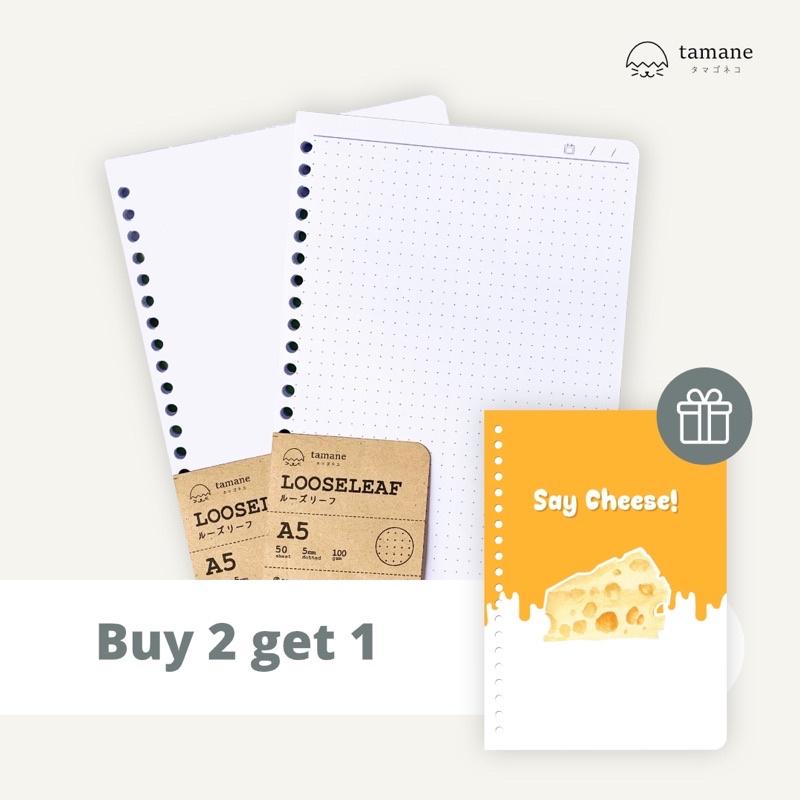 Tamane contains a loose leaf grid binder plain dotted hvs premium ...