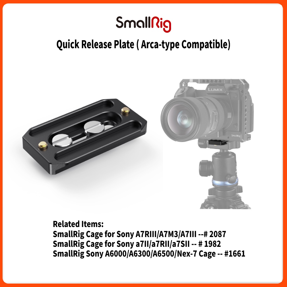 SmallRig Quick Release Plate ( Arca-type Compatible) -2146 | Shopee ...