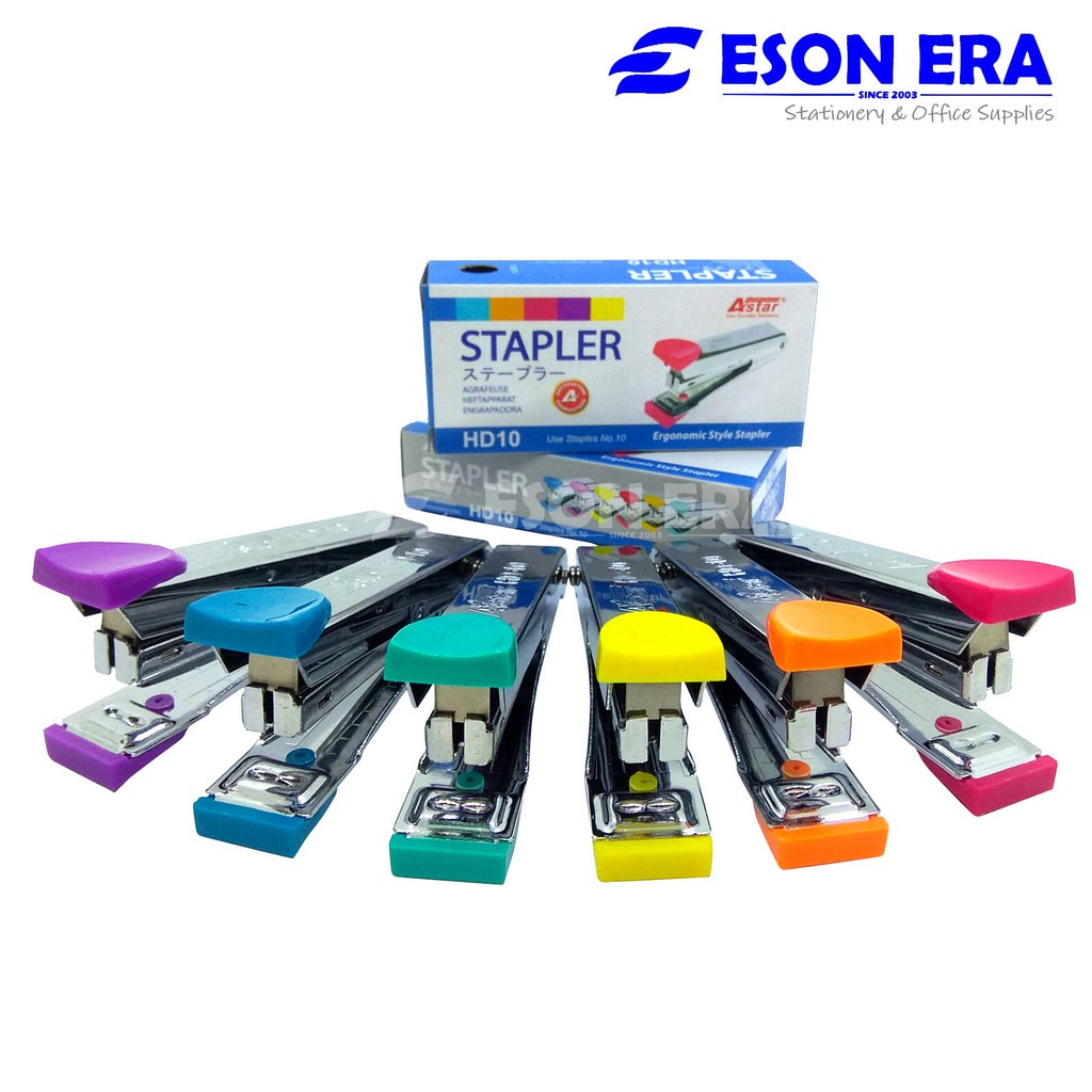 Astar Stapler HD-10 / No.10 HD 10 Use No.10-1M Staples | Shopee Singapore
