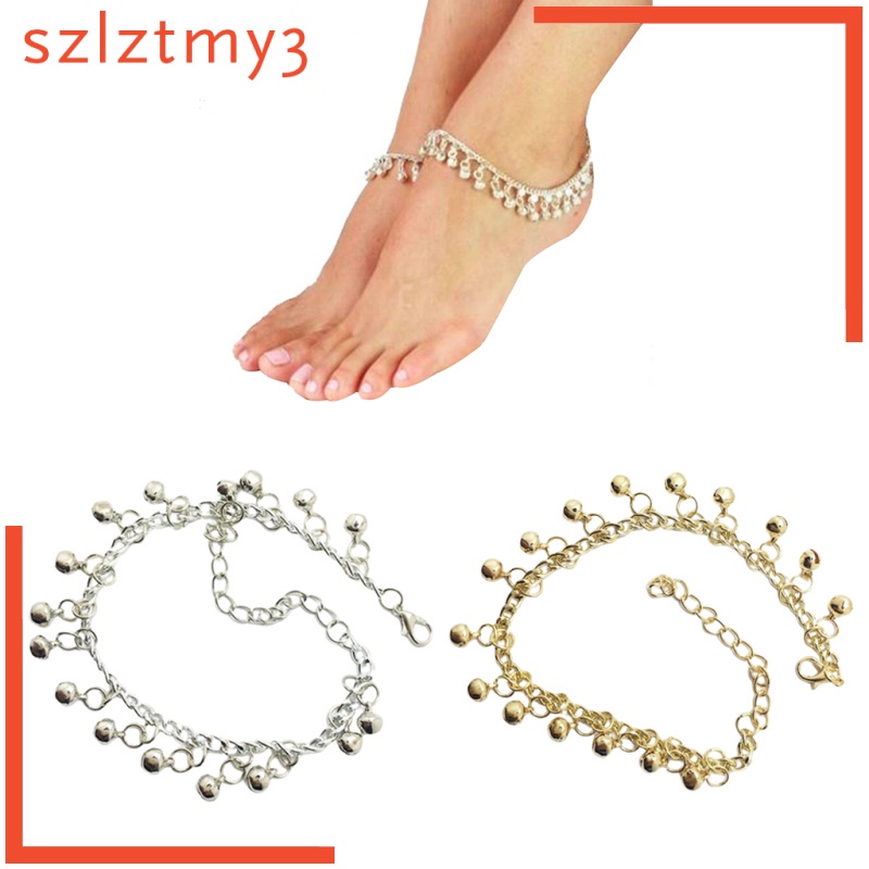 [ Barefoot Belly Dance Dangle Bell Anklet Bracelet Body | Shopee Singapore