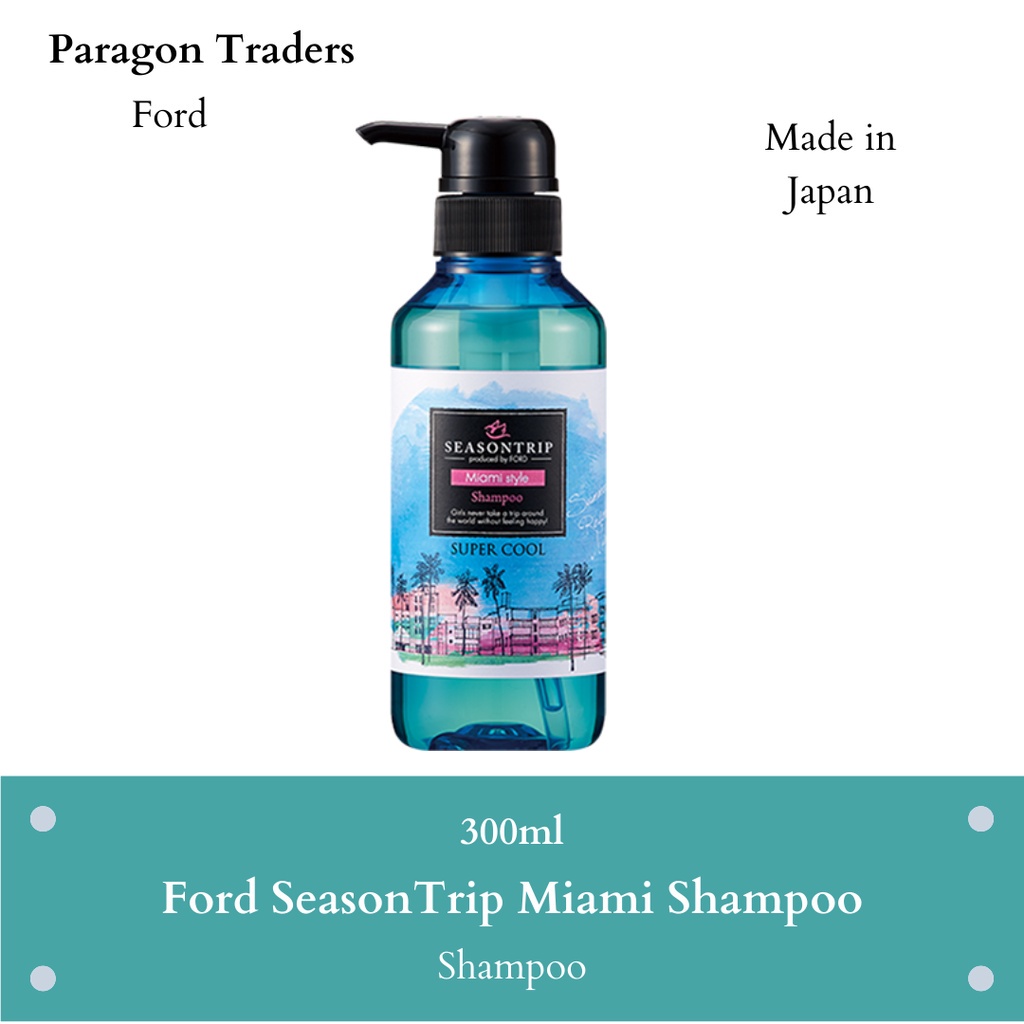 Ford Season Trip Miami Style Shampoo 300mL | Shopee Singapore