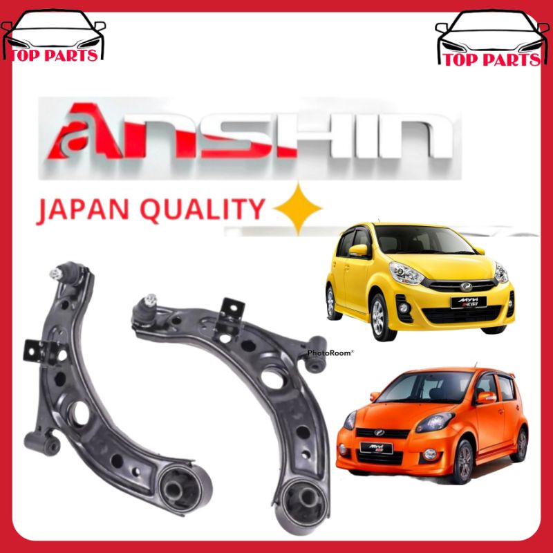 ANSHIN JAPAN QUALITY LOWER ARM PERODUA MYVI 05'' MYVI LAGIBEST | Shopee ...