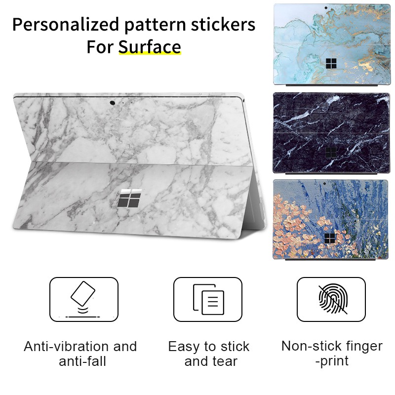 Full Protective Laptop Skins for Surface Pro X Pro 8 Pro 9 Skin Suface ...