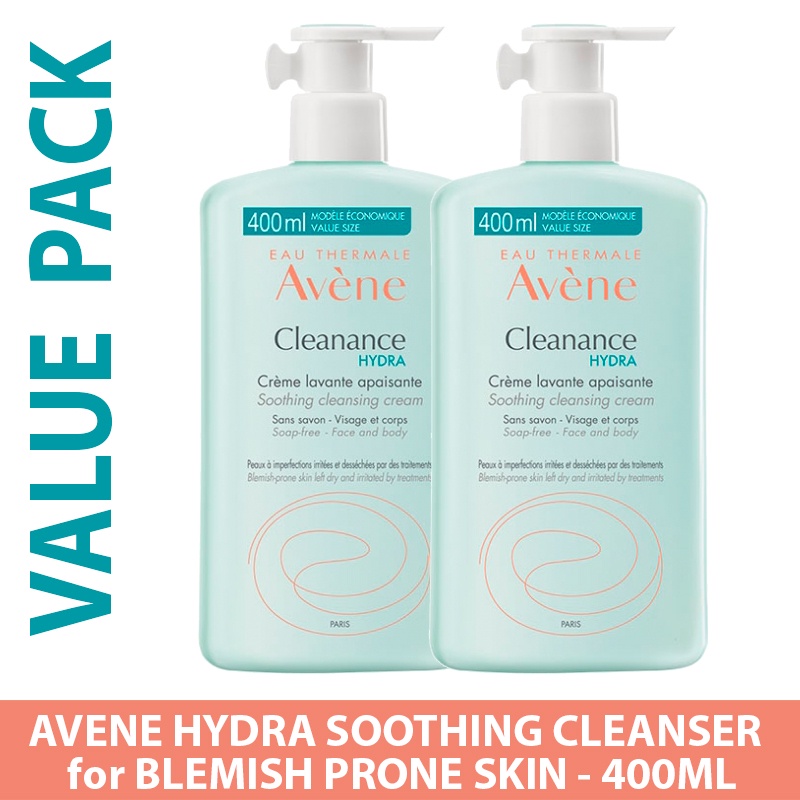 *DUO PACK* Avene Cleanance Hydra Soothing Cleansing Cream for Blemish ...