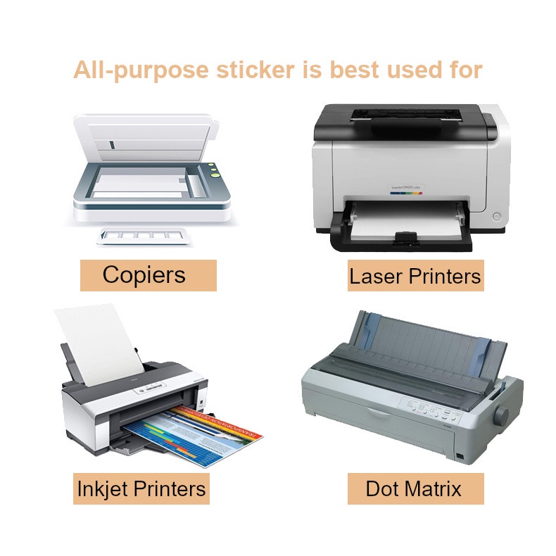 Bestink A5 High Quality multi purpose Sticker Paper good for Waybill ...