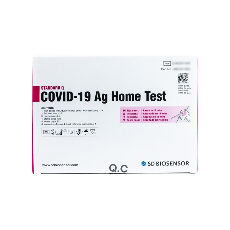 StandardTM Q Covid-19 Ag Home Test 25Test/Kit | Shopee Singapore