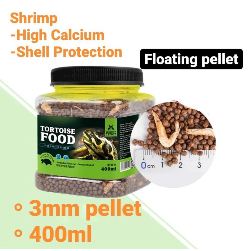 2 in 1 Aquatic Turtle Floating Pellet With Shrimp Prawn High Calcium ...