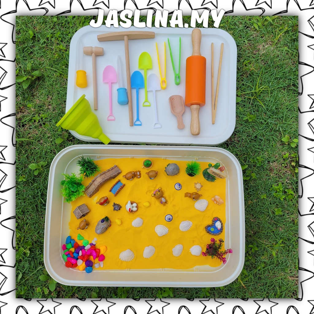 Montessori Sensory Learning Tray (Part 1) Tools Thinker Tray Early ...