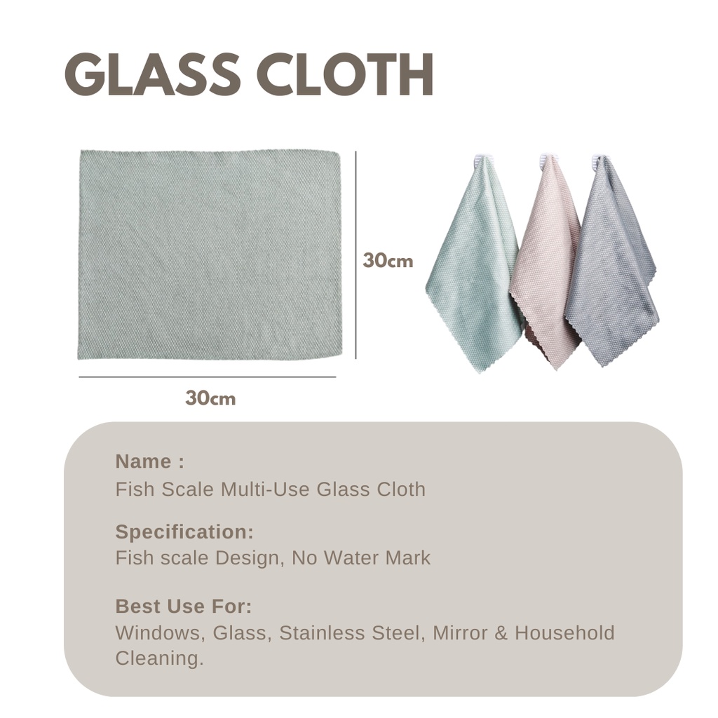 mixshop Premium Microfiber Cloth, Kitchen Towel, Household Multi ...