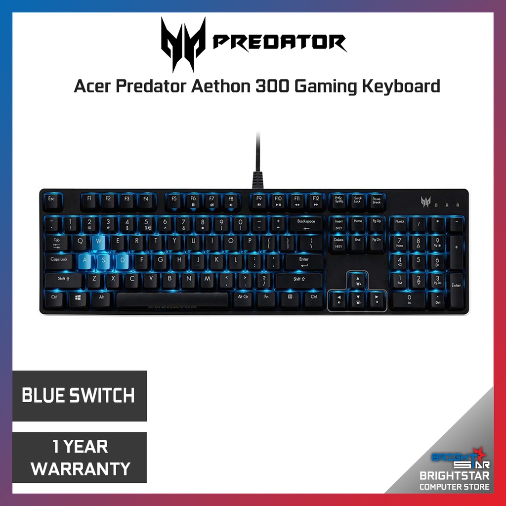 Acer Predator Aethon 300 Gaming Keyboard | Shopee Singapore