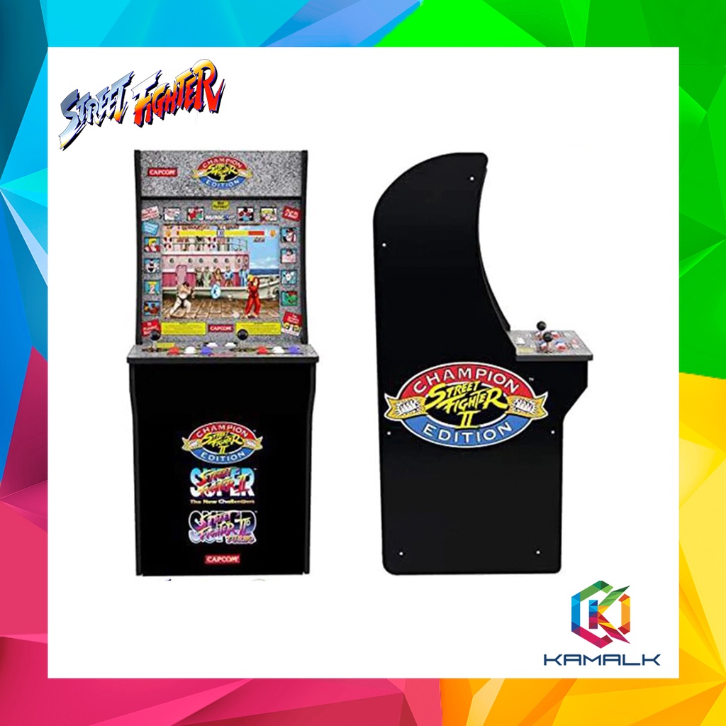 Street Fighter 2 Arcade Machine, Arcade1UP, 4Ft | Shopee Singapore