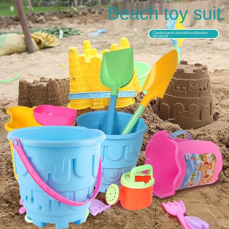 9/10/11pcs Kids Beach Sand Toys Set Play Set Beach Sand Castle Building ...
