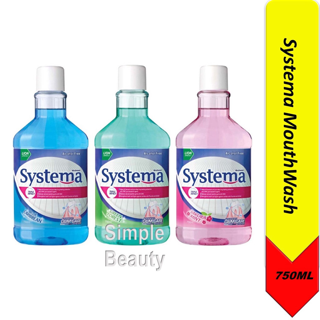Systema Gum Care Mouthwash, 750ml | Shopee Singapore
