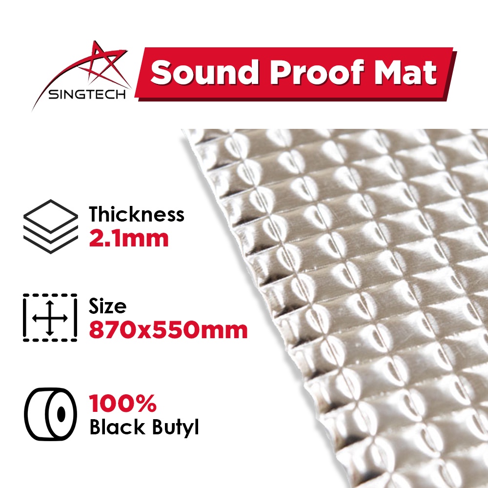 [SINGTECH] Sound Proof Mat Sound Deadening Dampening Absorbing ...