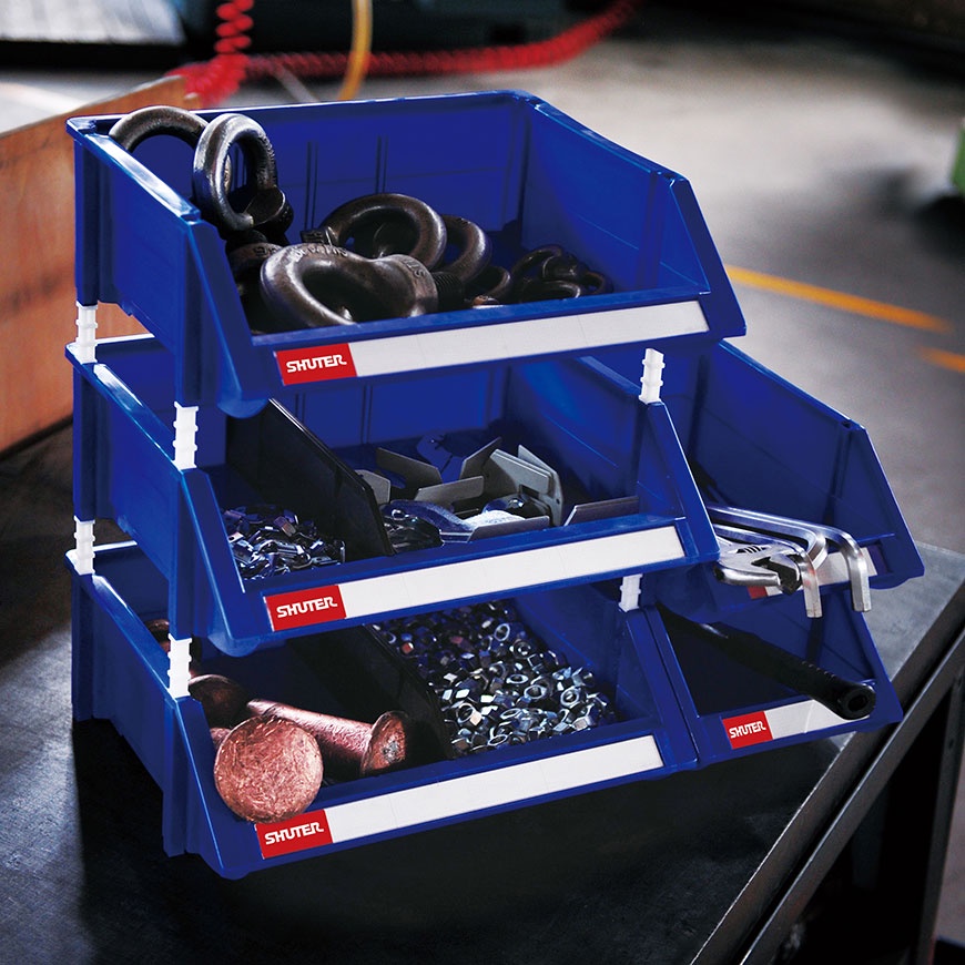 SHUTER Stackable Storage Bin : HB - 1218 / 1525 / 2035 * READY STOCK * | Shopee Singapore