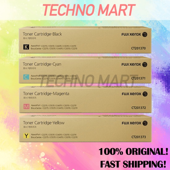 [SG Stock] Original Fuji Xerox Fujifilm CT201370 CT201371 CT201372 ...