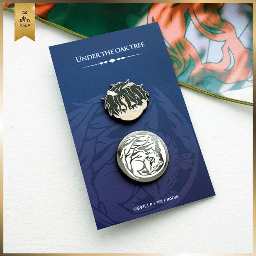 🇰🇷Under The Oak Tree Riftan And Remdragon Knights Metal Pin Badges ...