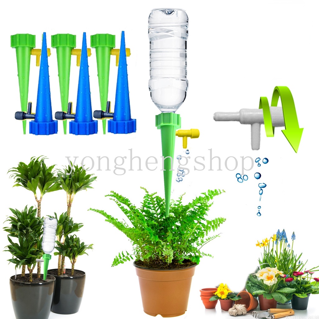 Creative 2-12pcs Automatic Watering Drip Irrigation Device Adjustable ...